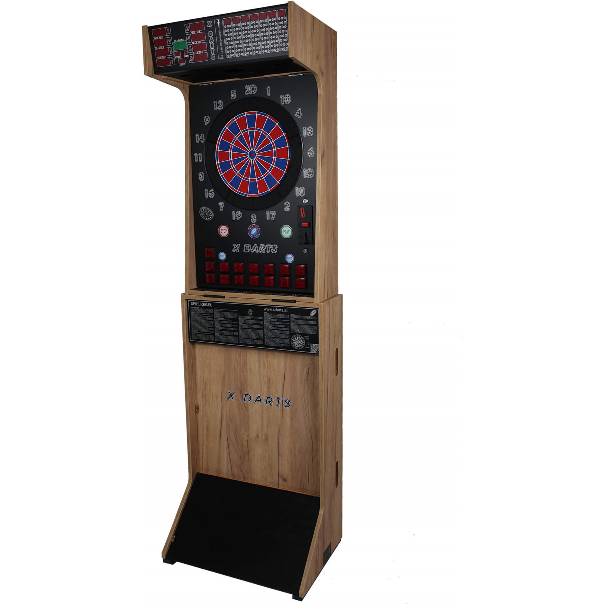 Elekrtonski Pikado Aparat X Darts Drvo - sa žetonjerom - Vidmarsport