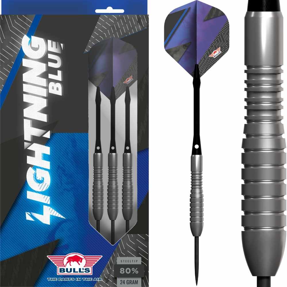 Strelice Za Pikado Lightning Blue 80% Tungsten - Vidmarsport