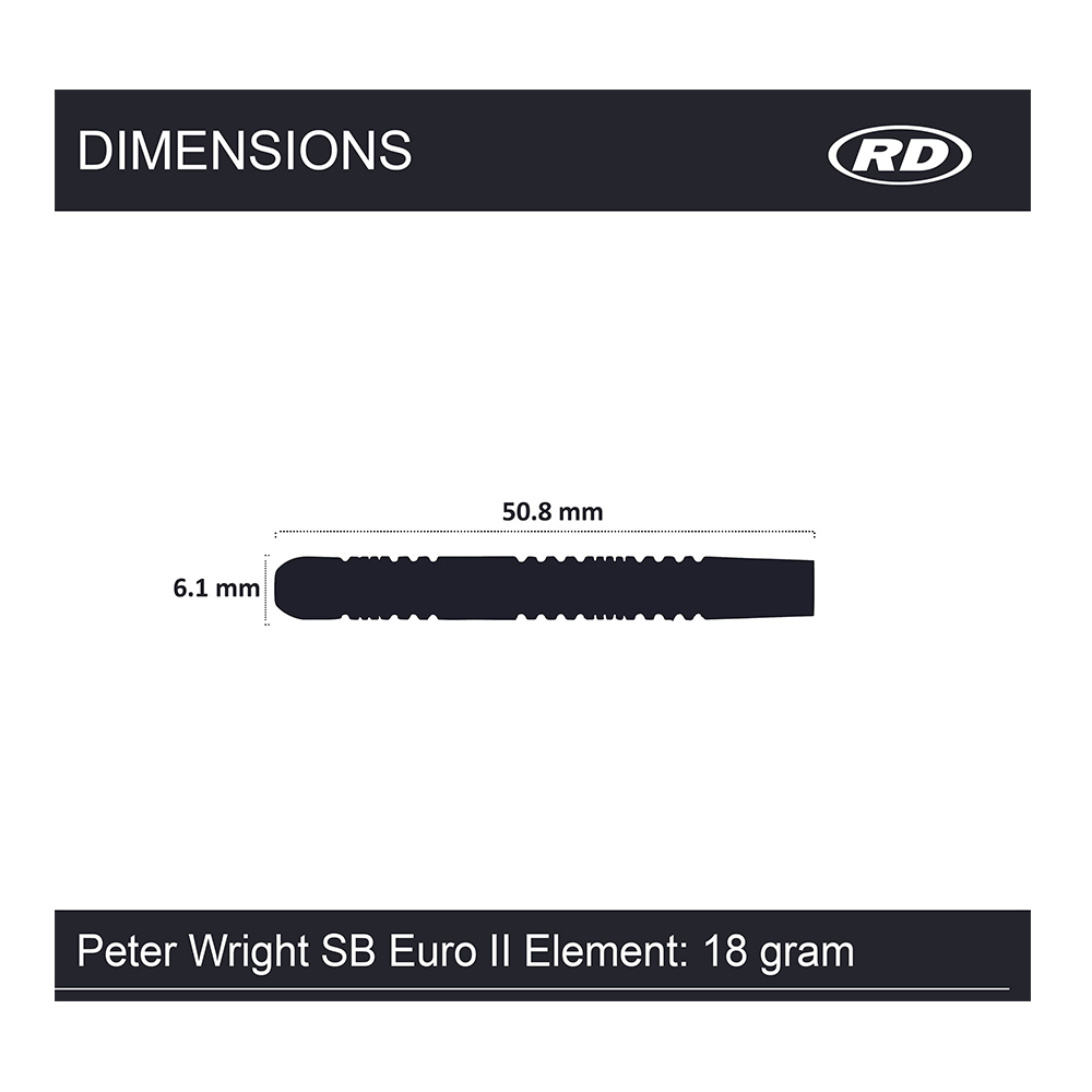 Strelice Za Pikado Peter Wright Euro 11 Element Premium Tungsten ...