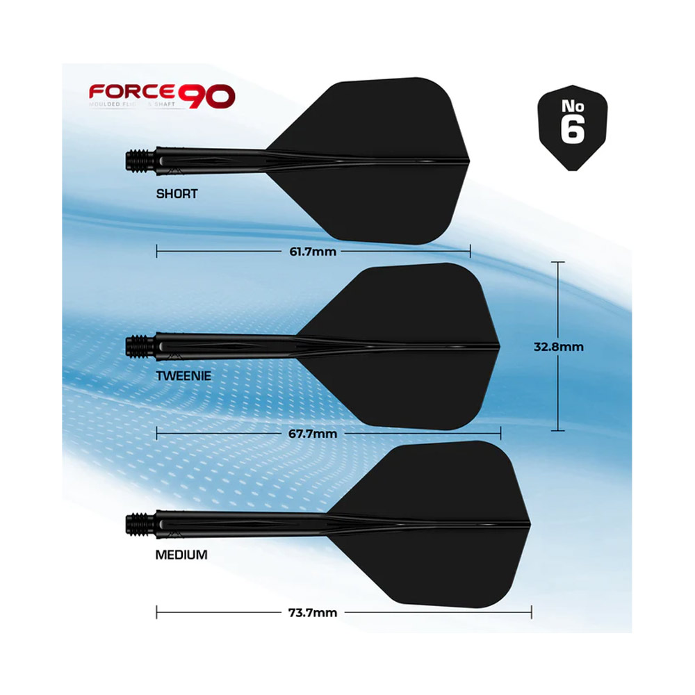 Pikado Pera Force 90 No6 Crna - Vidmarsport