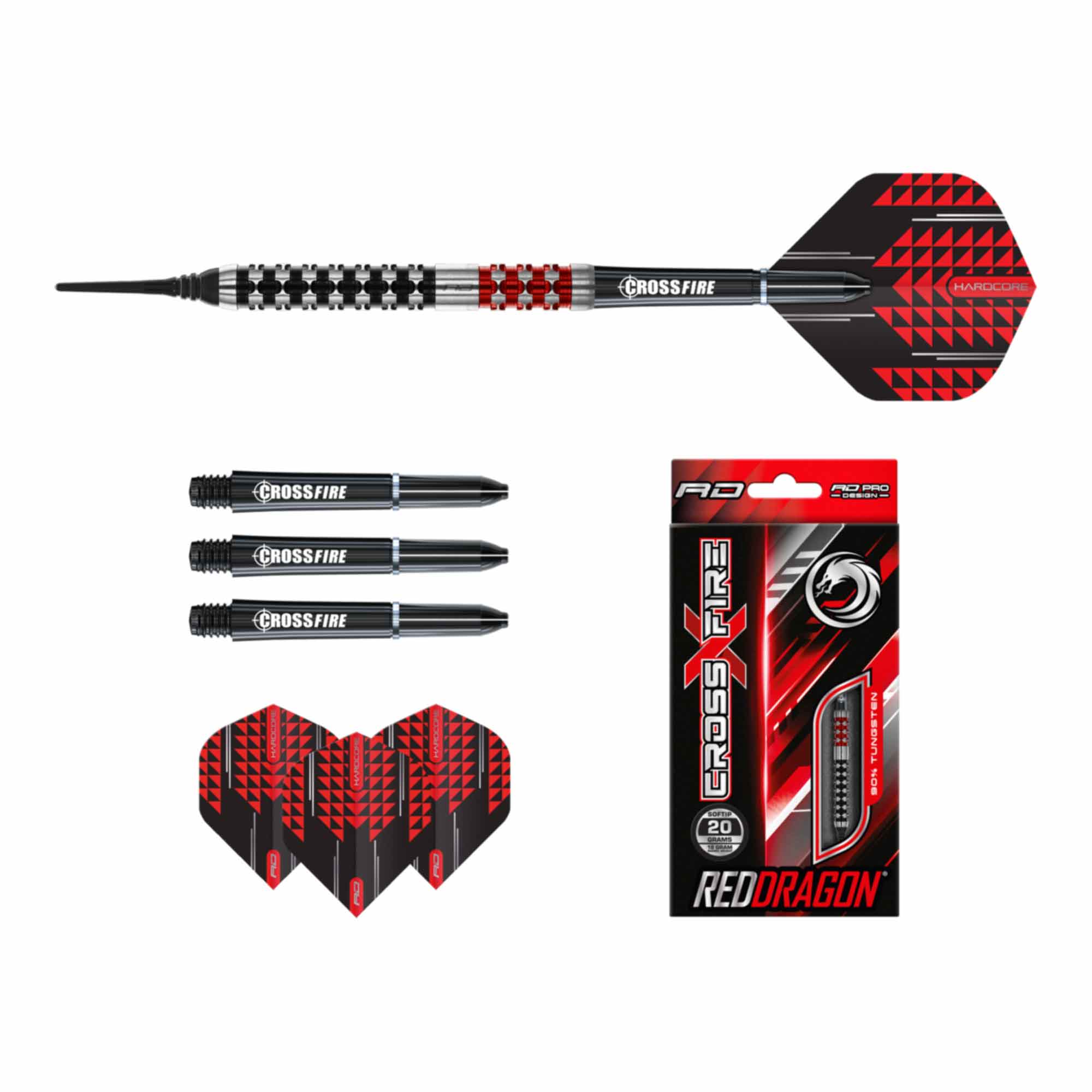 Strelice Za Pikado Crossfire 90% Tungsten - Vidmarsport