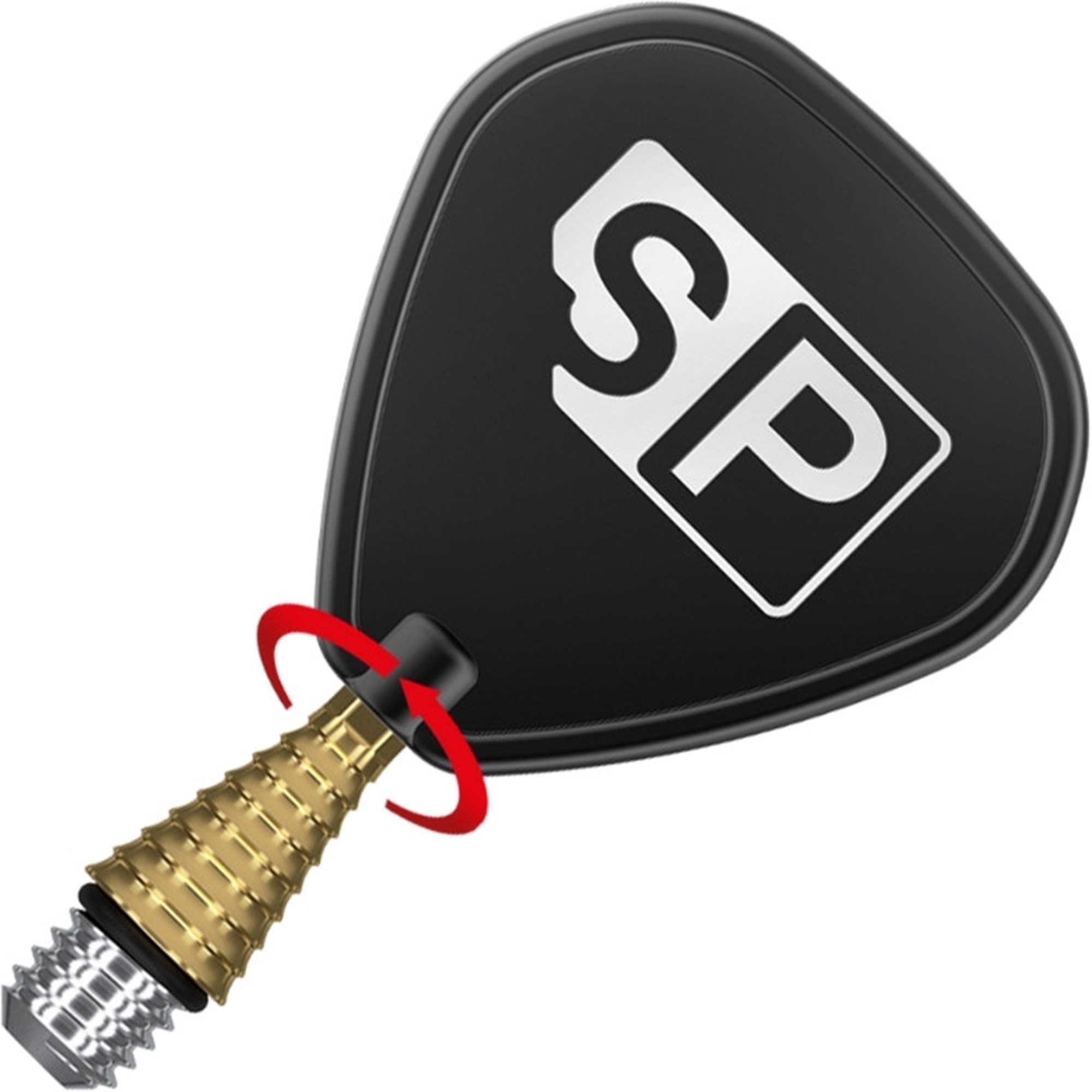 Pikado Špice Titanium Grooved Sp Zlatna - Vidmarsport