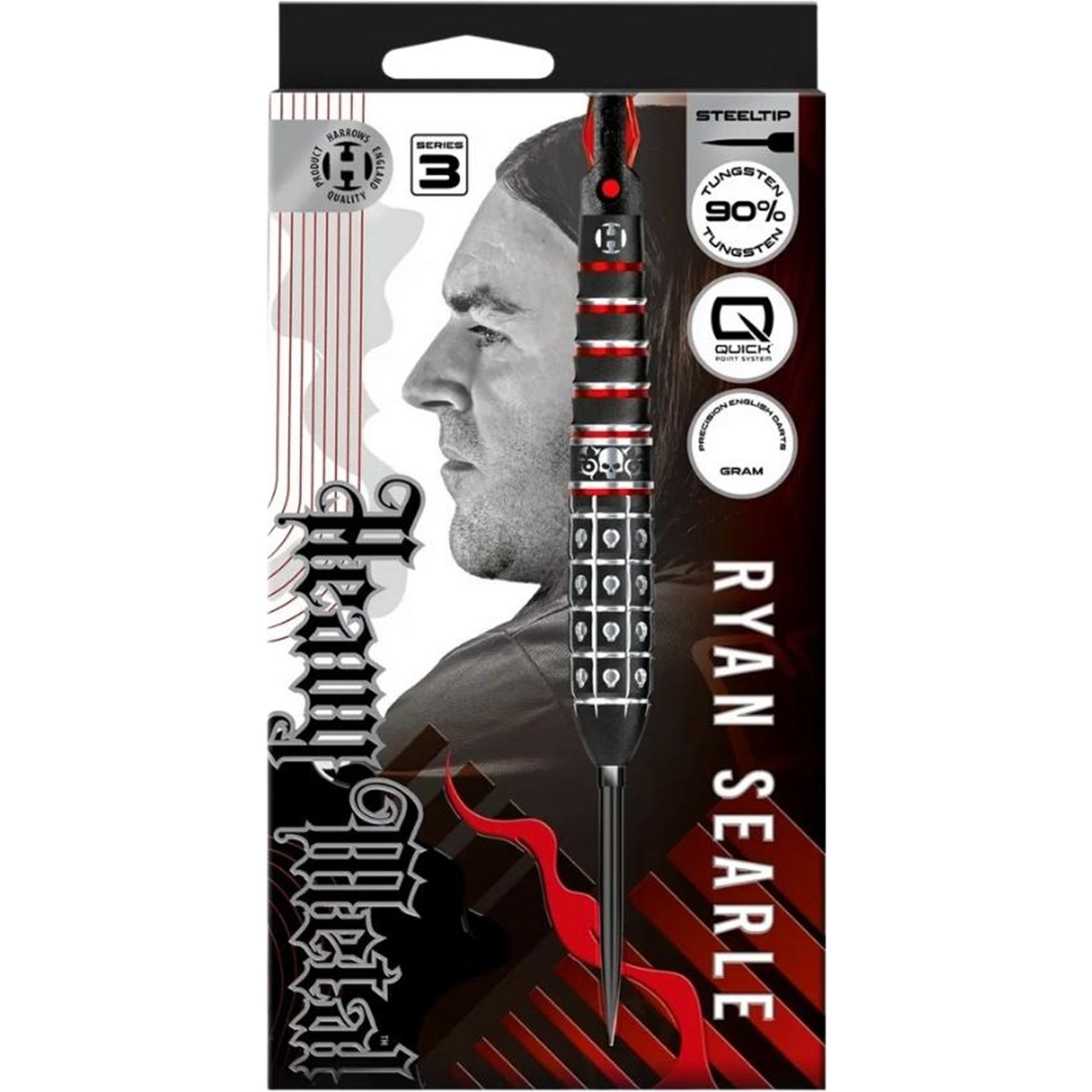 Strelice Za Pikado Ryan Searle Series 3 QP 90% Tungsten - Vidmarsport